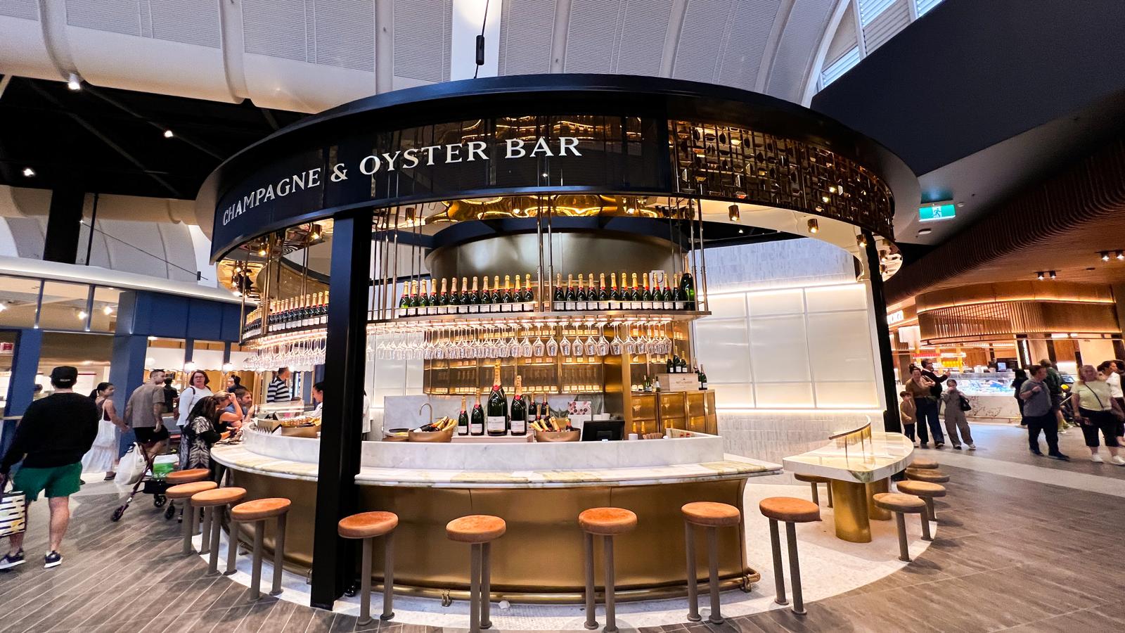 Champagne and Oyster Bar at Chadstone Shopping Mall